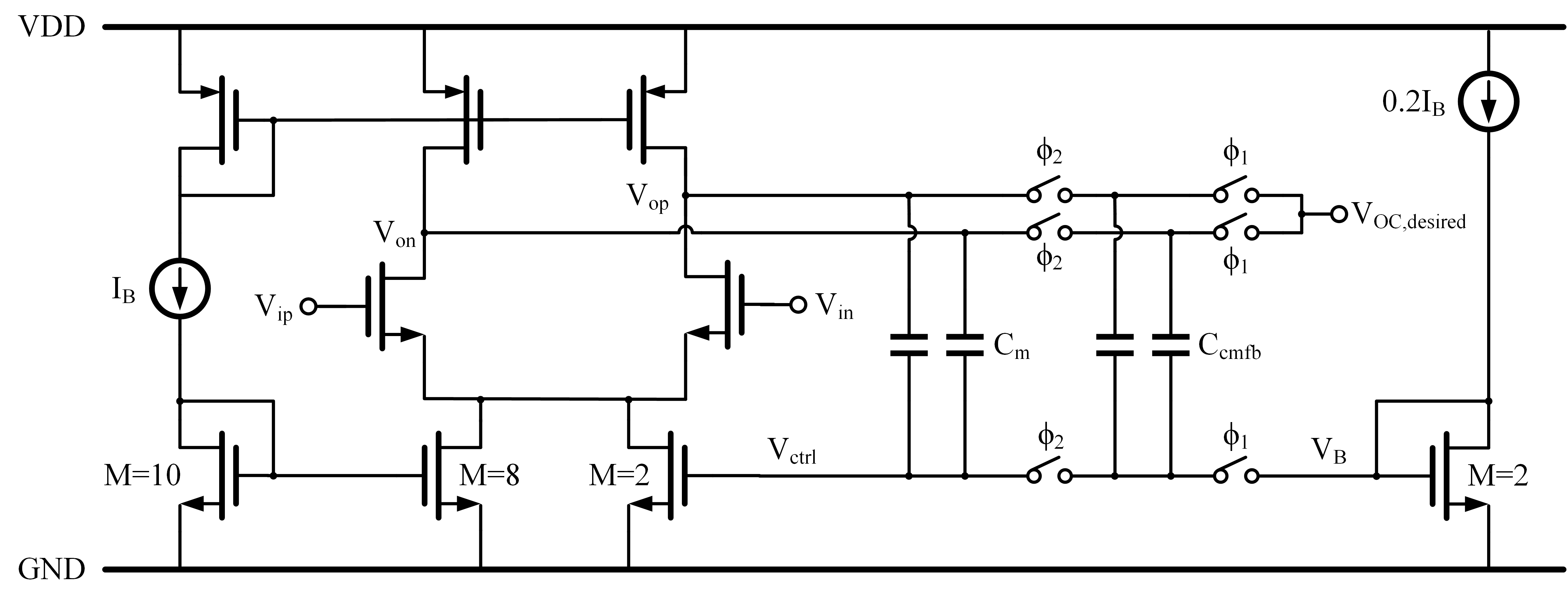 全差分两级运放设计：Cascode+CS+SC-CMFB - 知乎