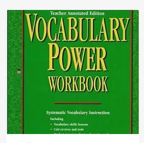Glencoe Language Arts vocabulary power G6-12共6册（6,7含教师用书） - 知乎