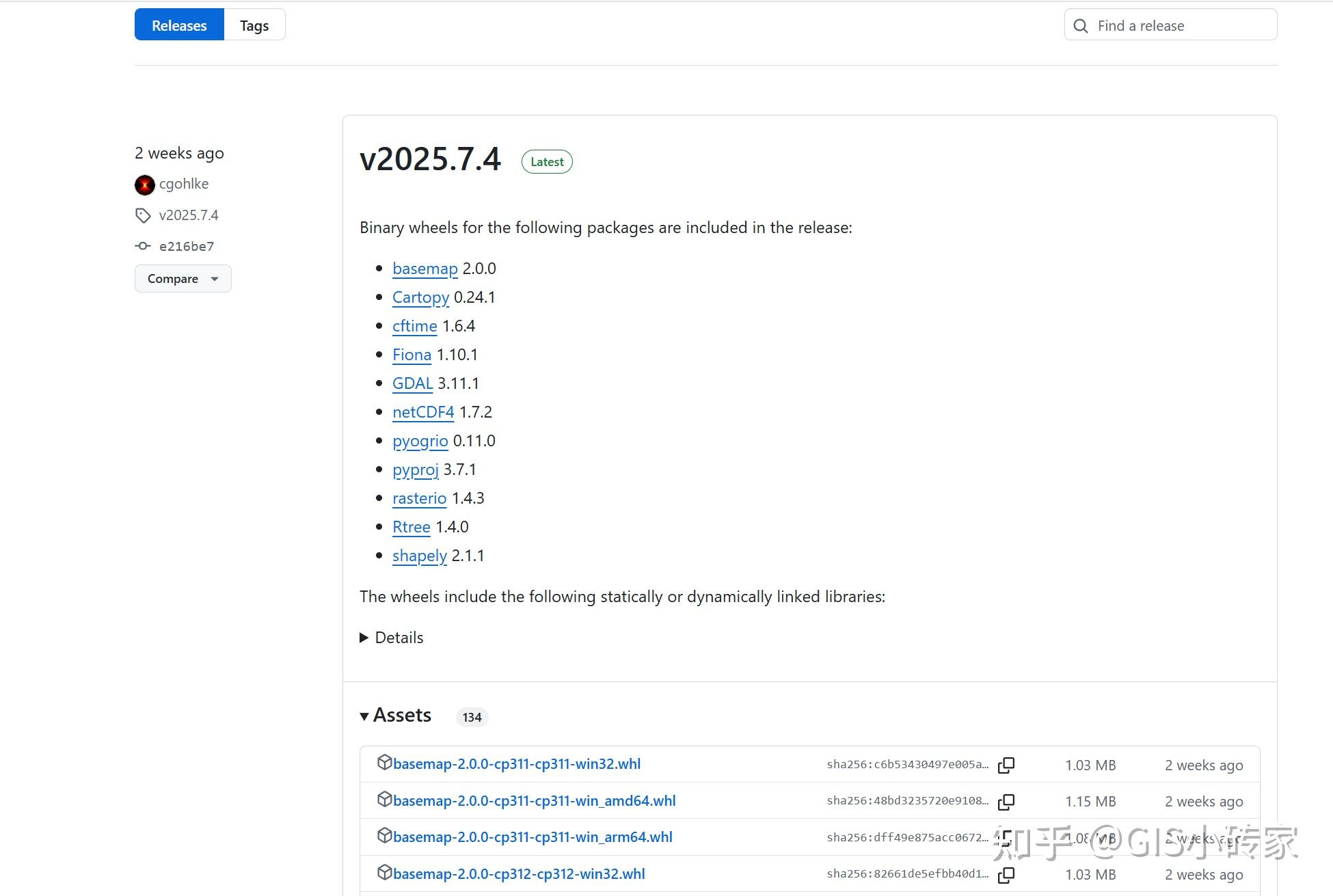 gdal等python包.whl文件下载 - 知乎