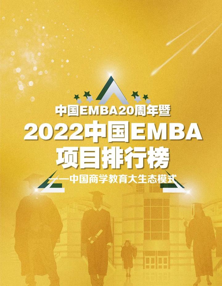 《经理人》杂志发布2022年（暨第十一届）中国商学院EMBA项目排行榜 - 知乎