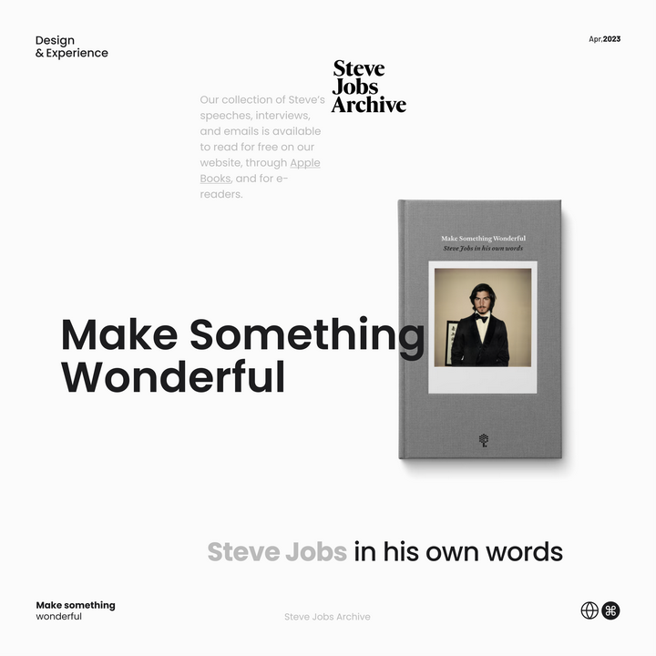 乔布斯新书推荐《make Something Wonderful》 知乎