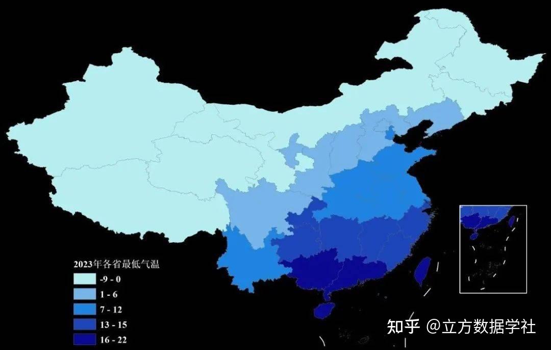 【数据分享】1901-2023年我国省市县三级逐年最低气温数据（免费获取/Shp/Excel格式） - 知乎