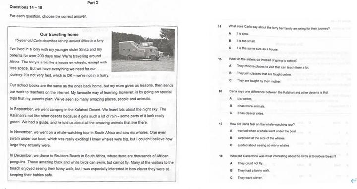 2020新版KET解析丨Reading Part 3 - 知乎