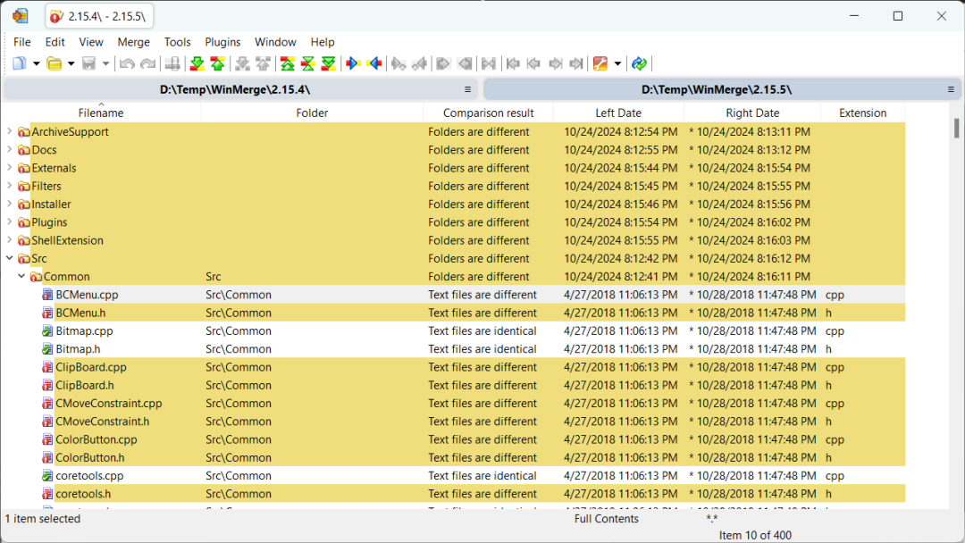 WinMerge 2.16.44 最新稳定版来了：新增三路文件比较、图像比较、表格比较等实用功能 - 知乎