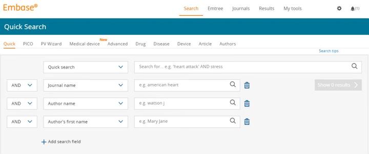 Embase数据库如何使用？求高人指点 - 知乎