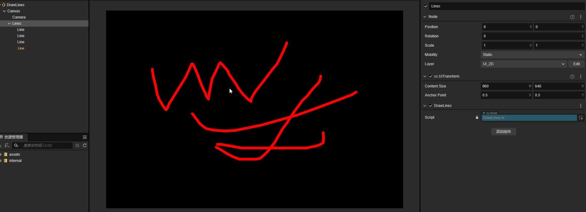 Cocos Create Graphics鼠标画线 - 知乎