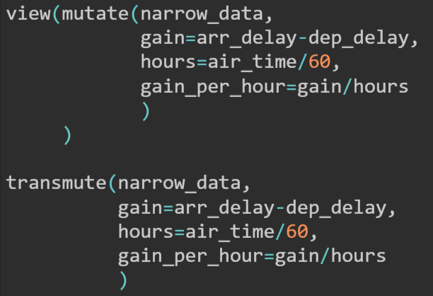 R语言初步-数据转换-4.mutate()函数 - 知乎
