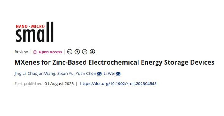 悉尼大学陈元, 魏力团队Small综述：MXene 在锌离子储能器件中的应用 - 知乎