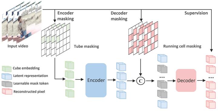 [CVPR 2023] VideoMAE V2: 可扩展的视频基础模型预训练范式，训练出首个十亿参数量视频自监督大模型 - 知乎