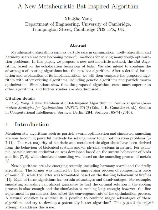 无人机三维路径规划：蝙蝠算法（Bat Algorithm，BA）含Matlab代码 - 知乎