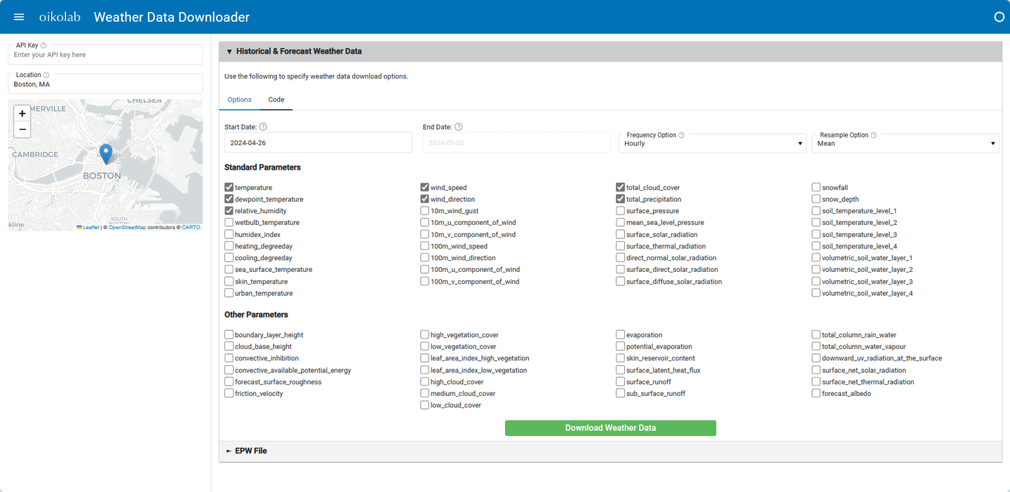 如何获取最新的 EnergyPlus 气象文件以及实时气象数据？ - 知乎