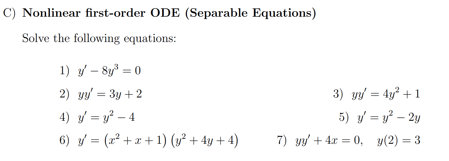 常微分方程学习笔记（1）- 一阶微分方程 First Order Differential Equations （上） - 知乎