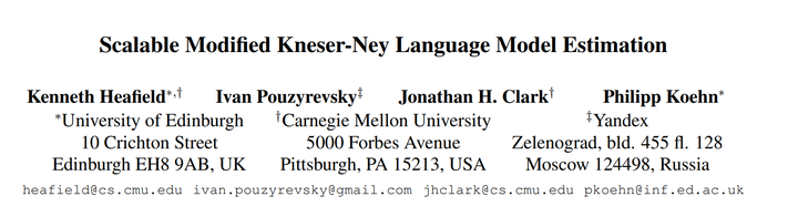 Kenlm中使用的Modified Kneser-Ney 平滑方法和计算过程推演 - 知乎