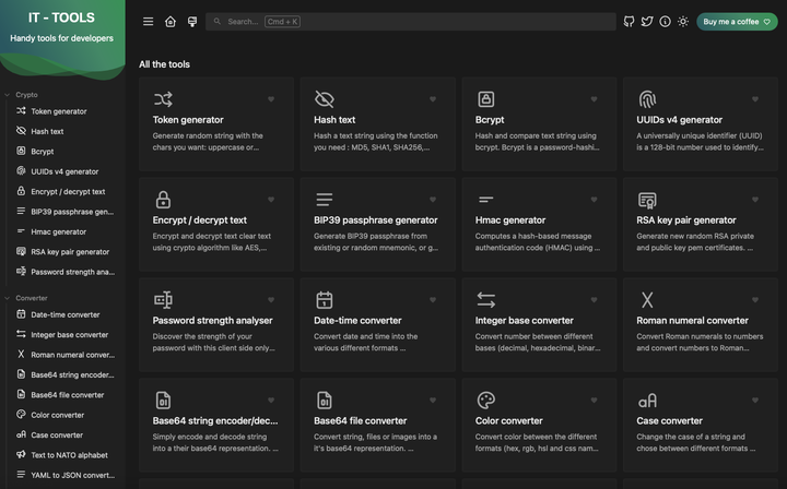 轻松搭建自己的工具箱——IT-Tools - 知乎