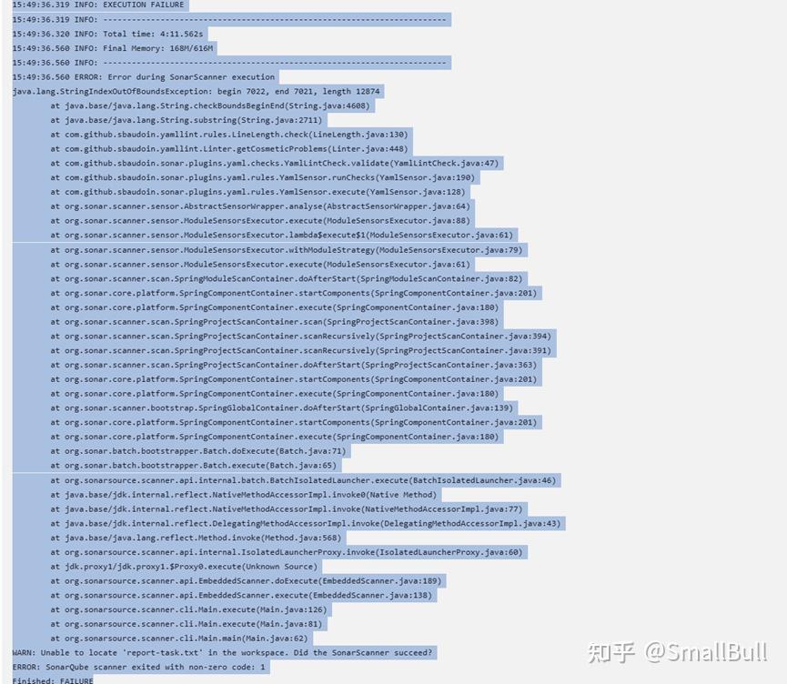 Jenkins 代码审查报错ERROR: Error during SonarScanner execution java.lang ...