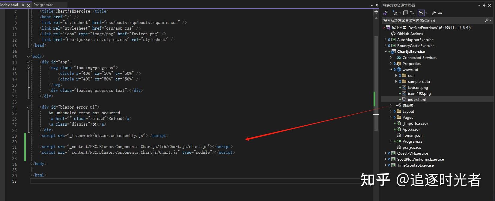 在 Blazor 中使用 Chart.js 快速创建数据可视化图表 - 知乎