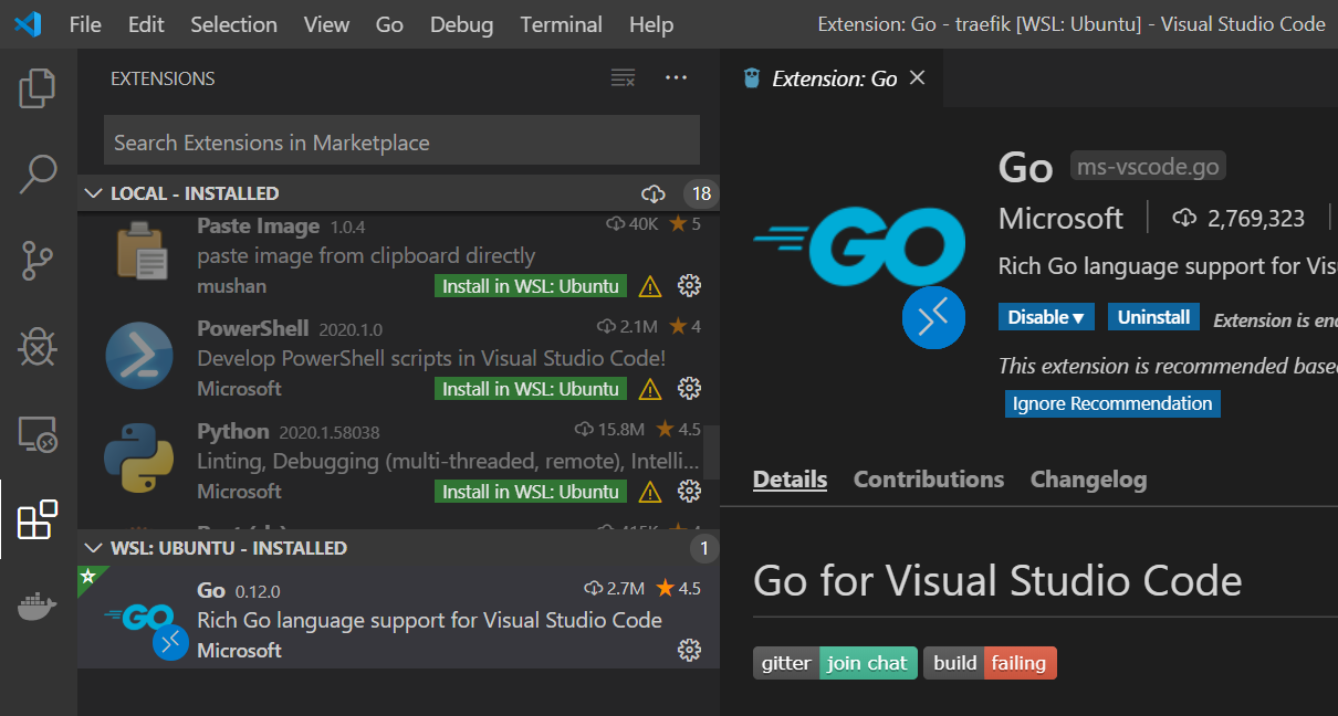 在Windows 10下使用WSL2 + Docker + Terminal + VS Code开发 - 知乎
