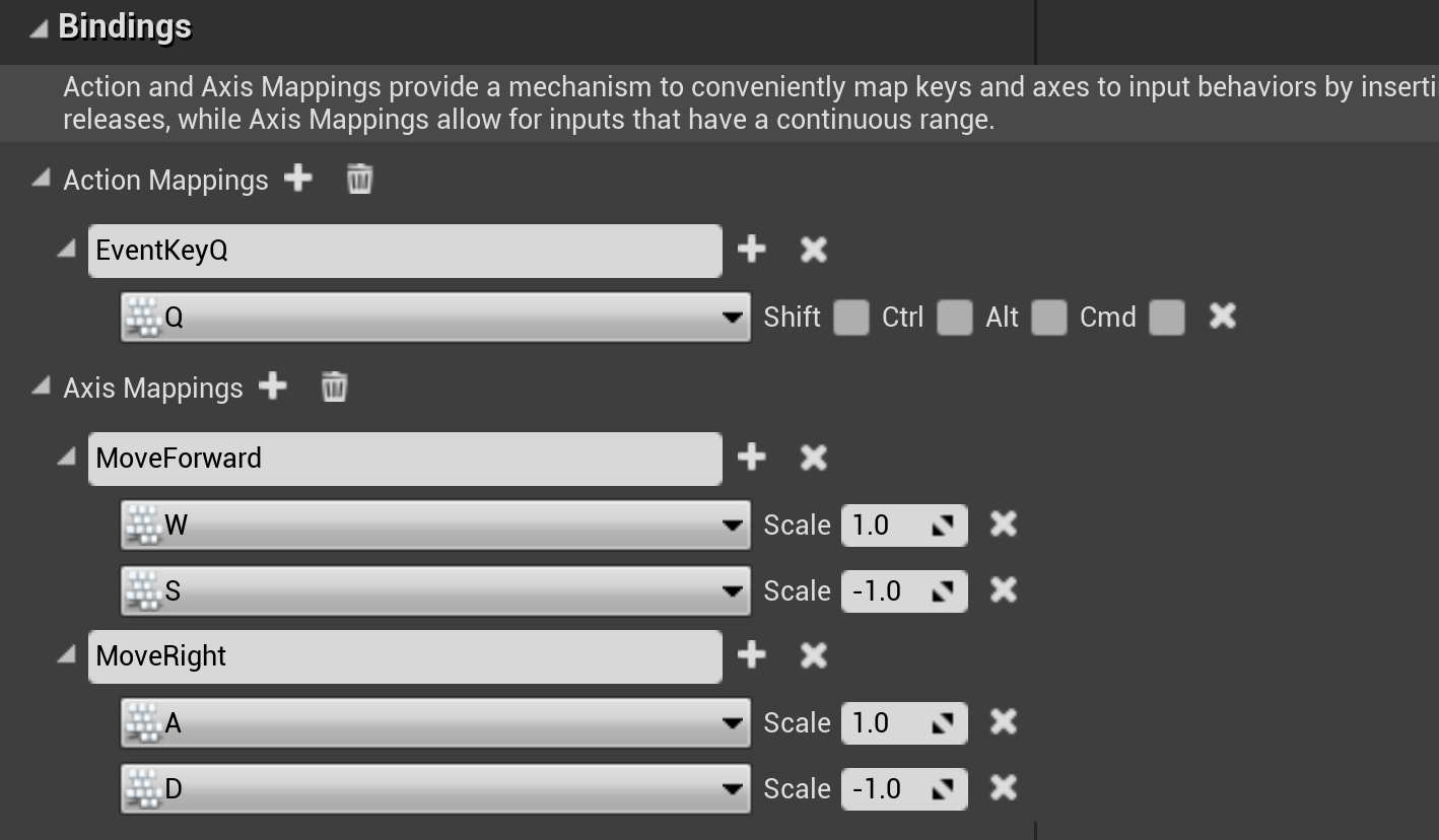 UE4 Input-BindAxis和BindAction - 知乎