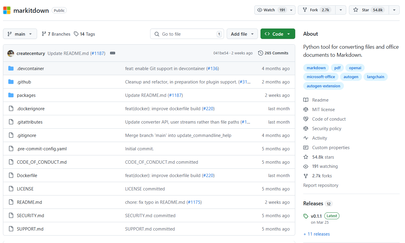 MarkItDown：微软开源的文档转 Markdown 工具及其在 LLM 时代的应用 - 知乎