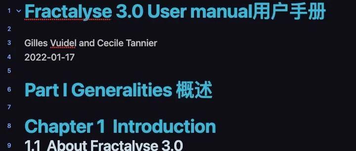 Fractalyse 3.0 User manual用户手册 - 知乎