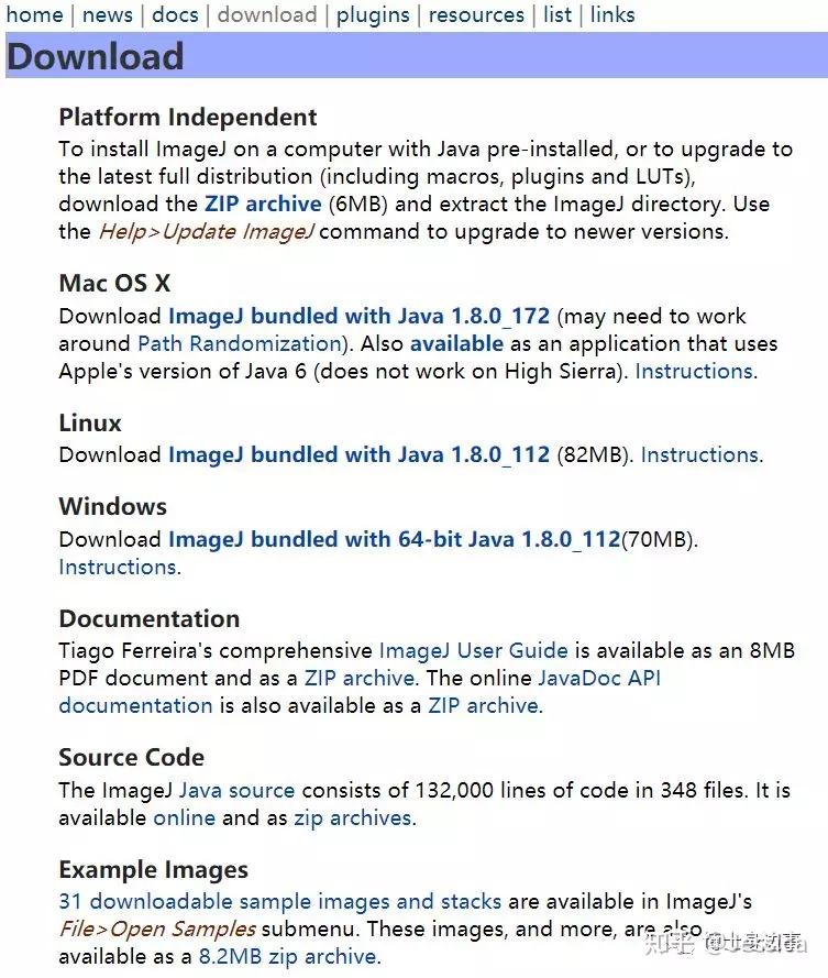 ImageJ的下载与安装 - 知乎