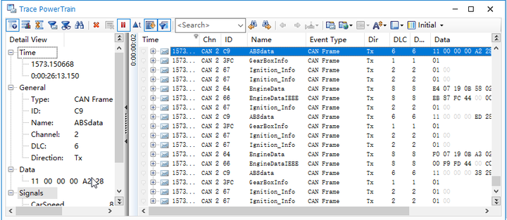 CANoe教程 | 分析功能-Trace窗口 - 知乎