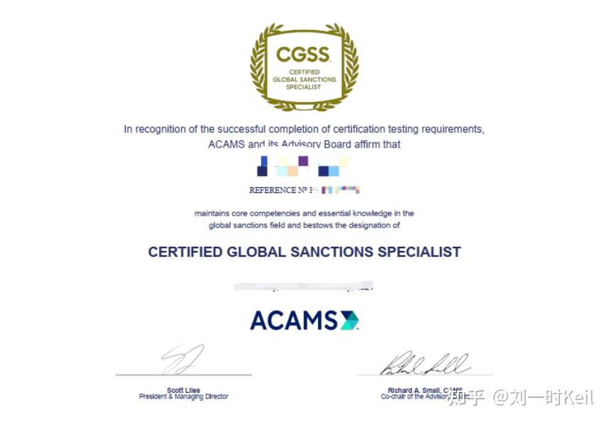 有人了解国际制裁合规师吗（CGSS）？ - 知乎