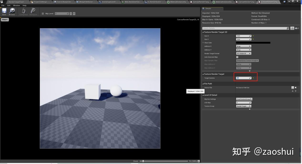 UE4 SceneCapture2D基础用法 - 知乎