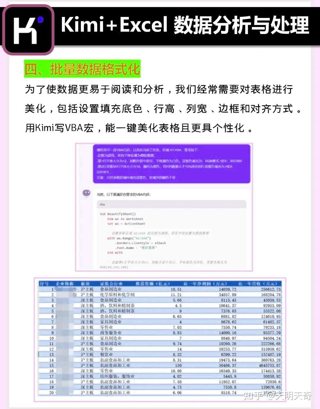 Kimi自动批量 处理Excel数据，提效200%！ - 知乎