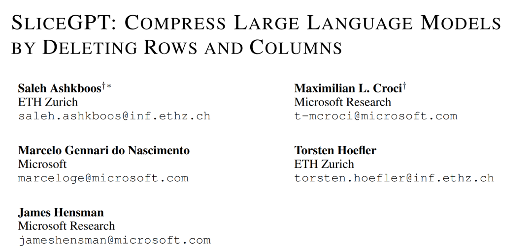 大模型也能切片，微软SliceGPT让LLAMA-2计算效率大增 - 知乎