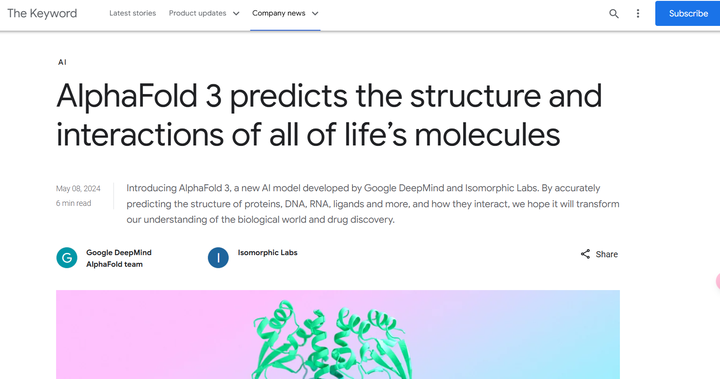 Alphafold 3使用教程分享 - 知乎