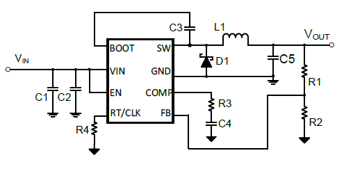 SCT2650 3.8V-60V Vin，5A，具有可编程频率和软启动时间的高效降压DCDC转换器 - 知乎