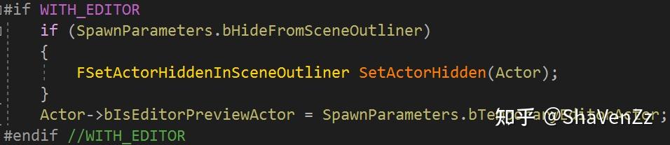 UE4 SpawnActor源码解析(一)---SpawnActor - 知乎