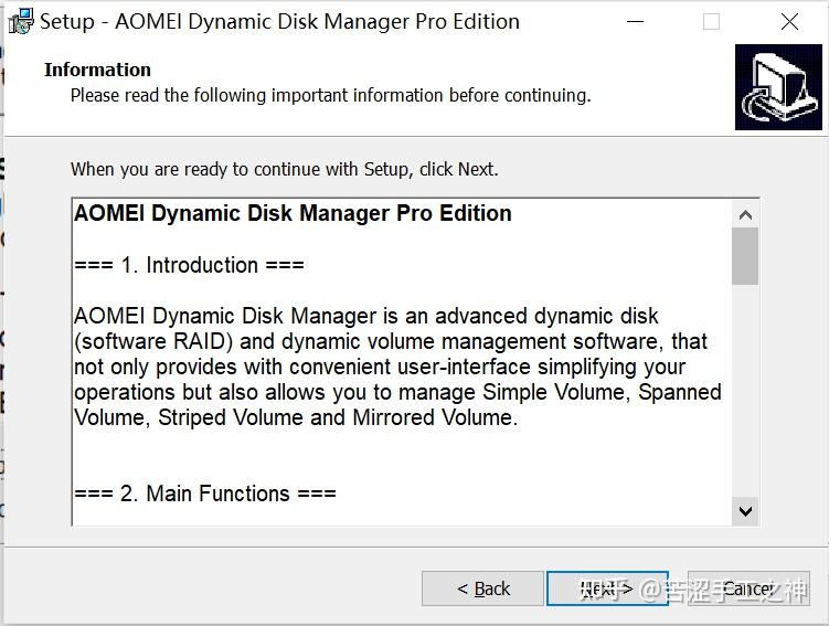 Aomei dynamic disk manager将动态盘改成基本盘详细过程 - 知乎