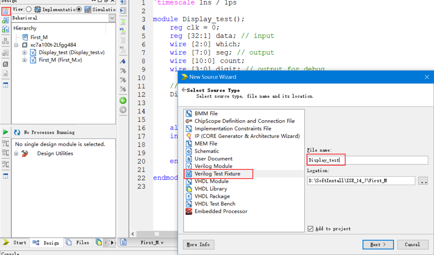 用Xilinx ISE创建Verilog工程并烧录【杭电计组实验一全加器】 - 知乎