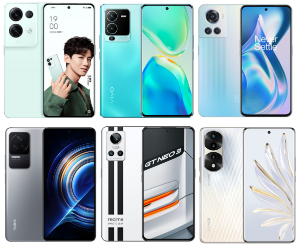 2023年1月，天玑8000/8100手机如何选择？（一加Ace/竞速版、红米note11TPro、K50、真我GT Neo3、vivo S15Pro、荣耀70Pro、OPPO ...