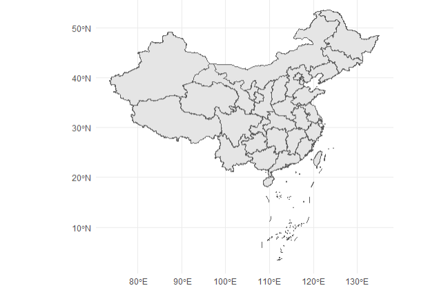 使用ggplot2绘制中国地图(实用向) - 知乎