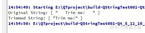 【Qt5】QString的成员函数trimmed - 知乎
