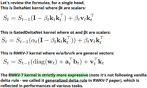 在我测了最公平的 RWKV-7 vs DeltaNet 后，为什么还能自诩“绝对是有狂的资本哦”？ - 知乎