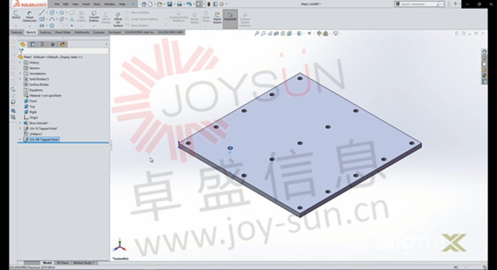 SOLIDWORKS正确的信息自动填充孔标注 - 知乎