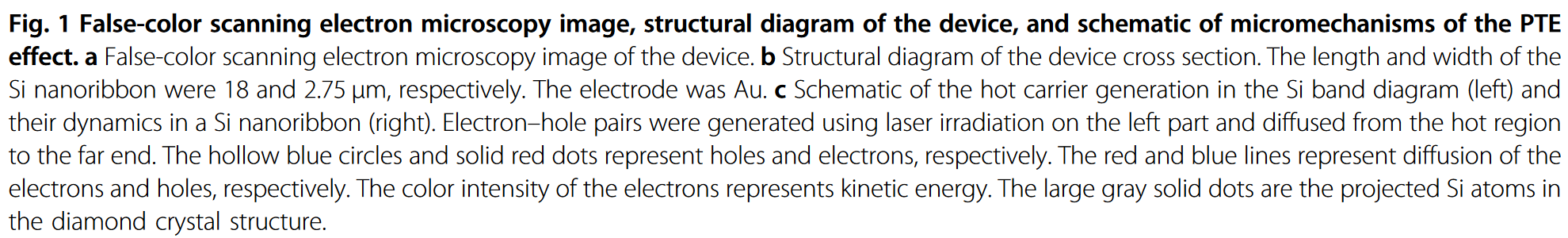 Giant photothermoelectric effect in silicon nanoribbon photodetectors - 知乎