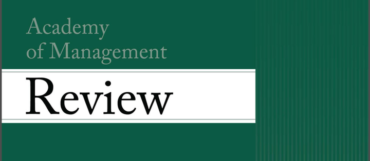 管理学权威期刊Academy of Management Review 2023年第1期 - 知乎