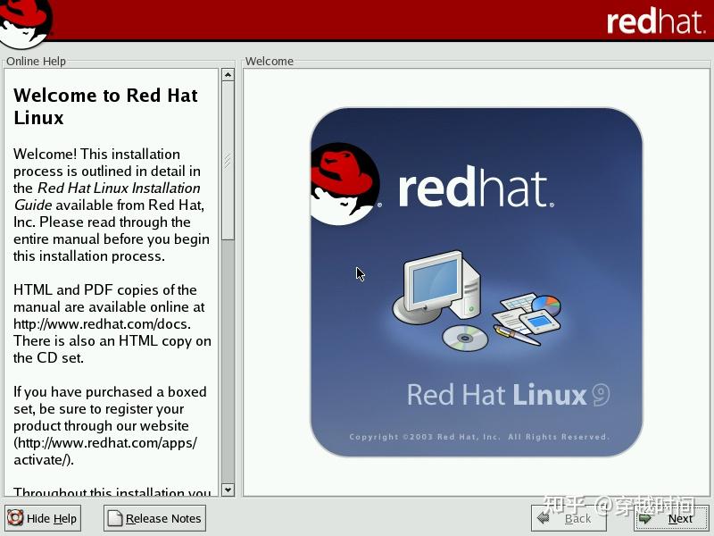 Red Hat Linux 9 简体中文安装实录-[穿越时间] - 知乎