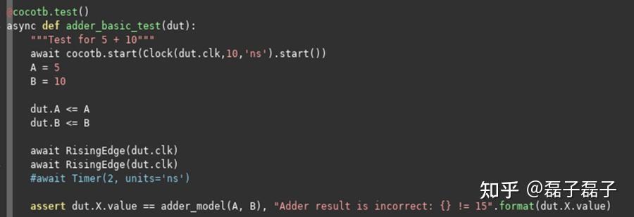 python验证实战--cocotb一个简单的例子 - 知乎