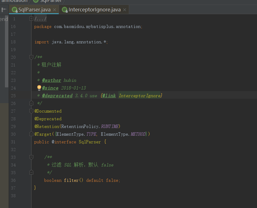 mybatis plus 的 @SqlParser 的注解作用是什么？ - 知乎