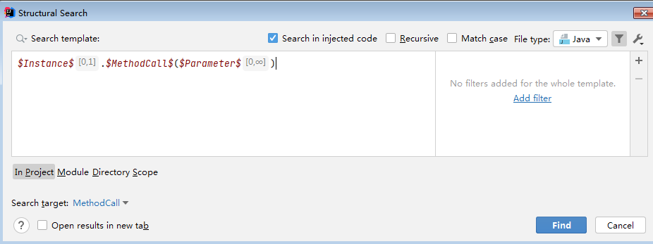 IntelliJ IDEA 结构化查找 (Search Structurally) 教程 - 知乎