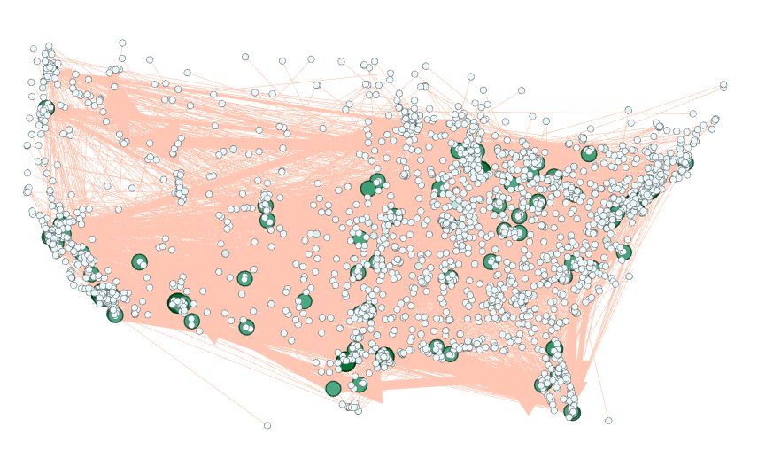 Gephi——基于插件Map of countries和Geo layout的地理坐标网络可视化 - 知乎