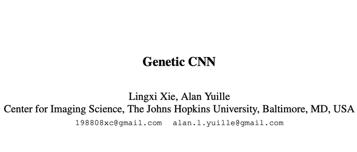 Genetic CNN: 经典NAS算法，遗传算法的标准套用 | ICCV 2017 - 知乎