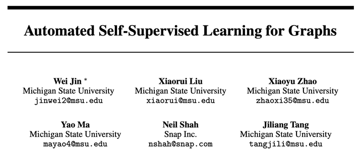 图神经网络自监督学习 之 AutoSSL - 知乎