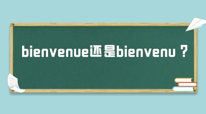 Bienvenue还是bienvenu，你用对了吗？ - 知乎